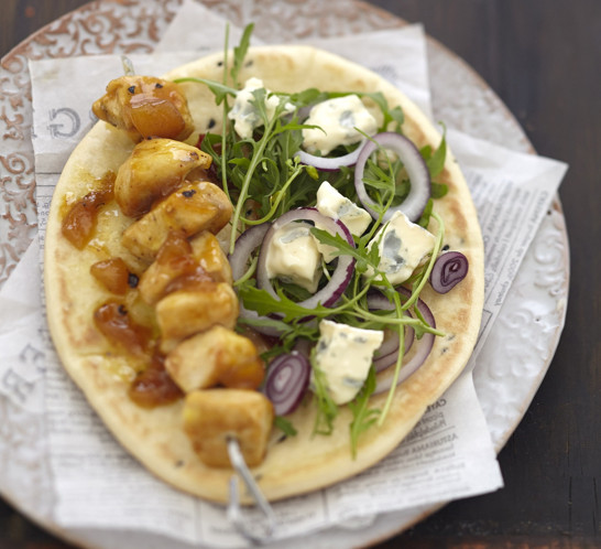 Galette Indienne au Bresse Bleu | A Vos Assiettes