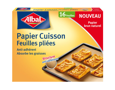 Pâtissez avec les nouveaux papiers cuisson feuilles pliées Albal® ! | A ...