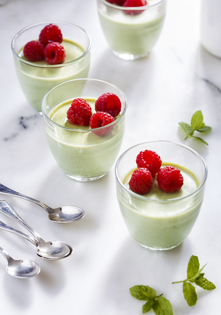 Panna cotta au Matcha | A Vos Assiettes