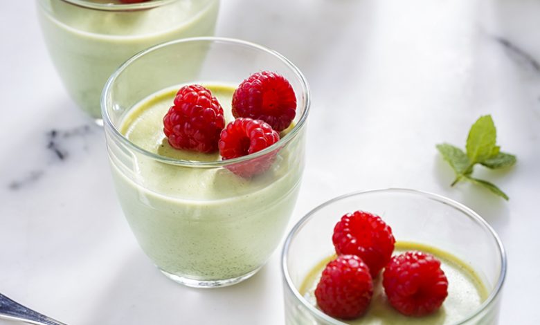Panna cotta au Matcha