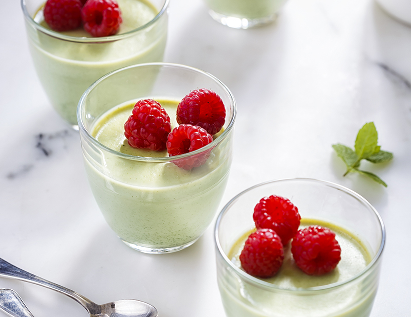 Panna cotta au Matcha | A Vos Assiettes