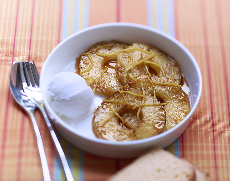 Ananas rôti rhum-gingembre | A Vos Assiettes