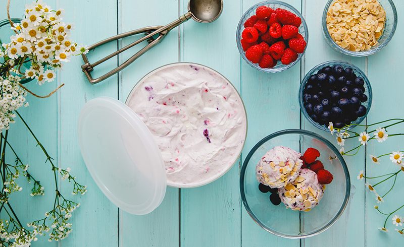 Glace aux fruits rouges | A Vos Assiettes, Recettes de cuisine illustrées