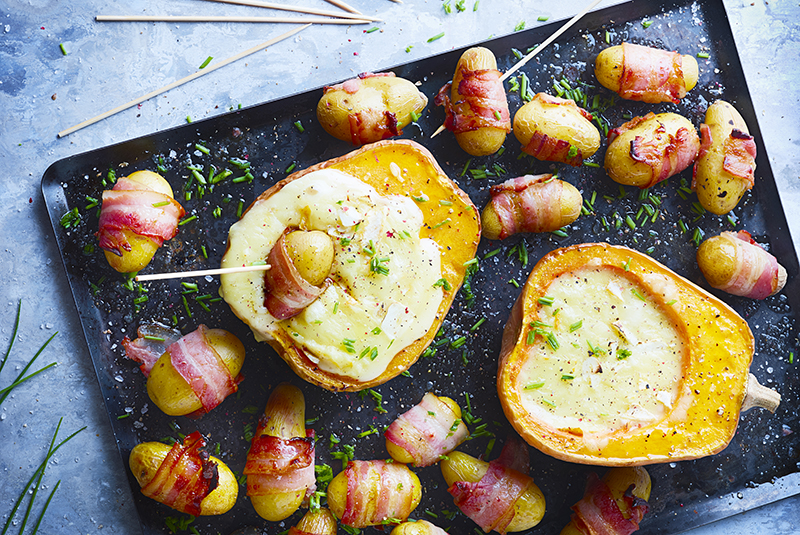 Courge butternut rôtie au Reblochon fondant | A Vos Assiettes