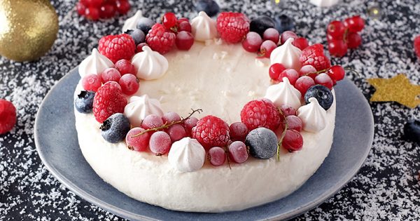 Vacherin au fromage blanc et aux fruits rouges les 300&Bio