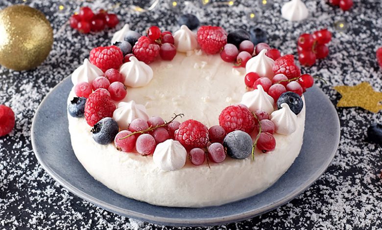 Vacherin au fromage blanc et aux fruits rouges les 300&Bio