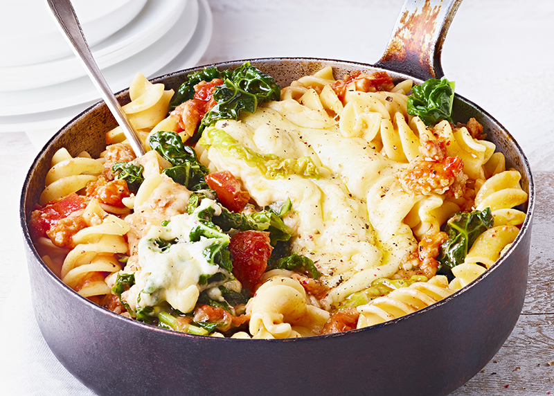 Pasta au Comté filant | A Vos Assiettes