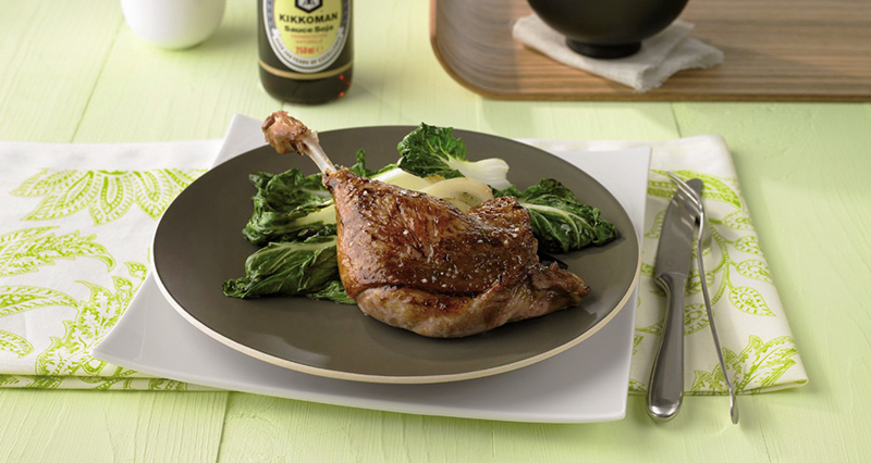 Cuisses de canard et chou-moutarde | A Vos Assiettes