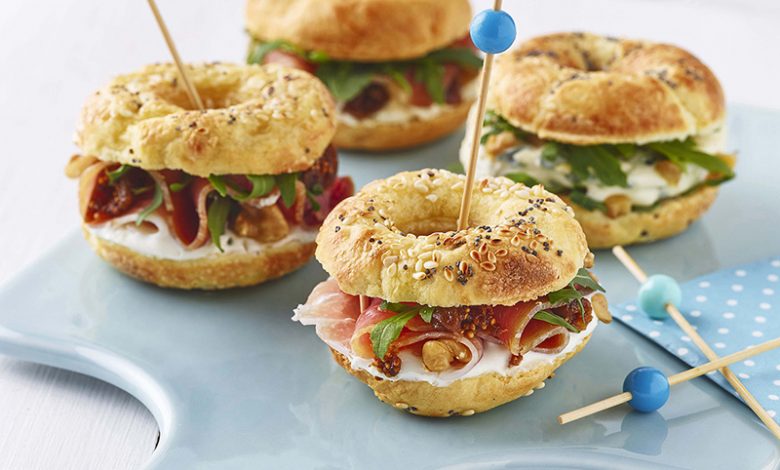 Mini-bagels | A Vos Assiettes, Recettes de cuisine illustrées