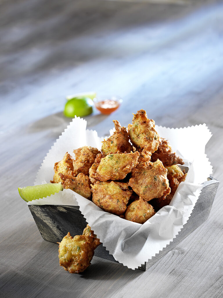 Accras de morue façon antillaise