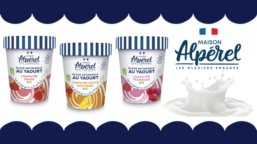 Une première en France : Yaourts glacés et compotées de Maison Alpérel ...