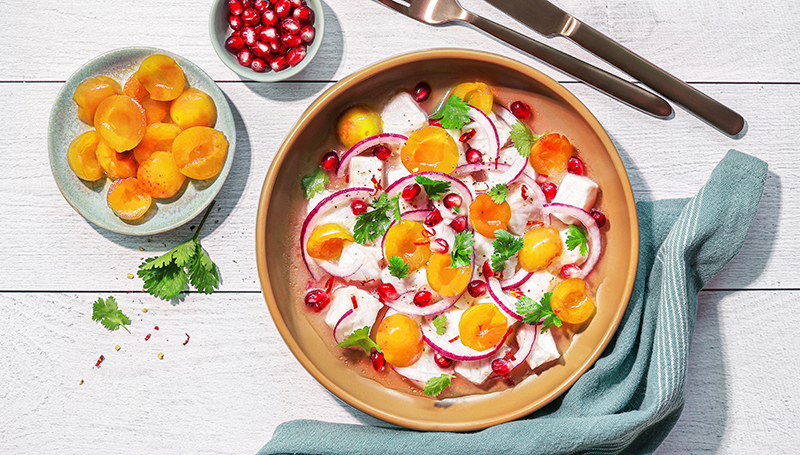 Ceviche de daurade aux agrumes, mirabelles de Lorraine & grenade | A ...