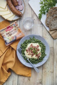 Spaetzle alsaciens aux épinards et crème de raclette « fumée ...