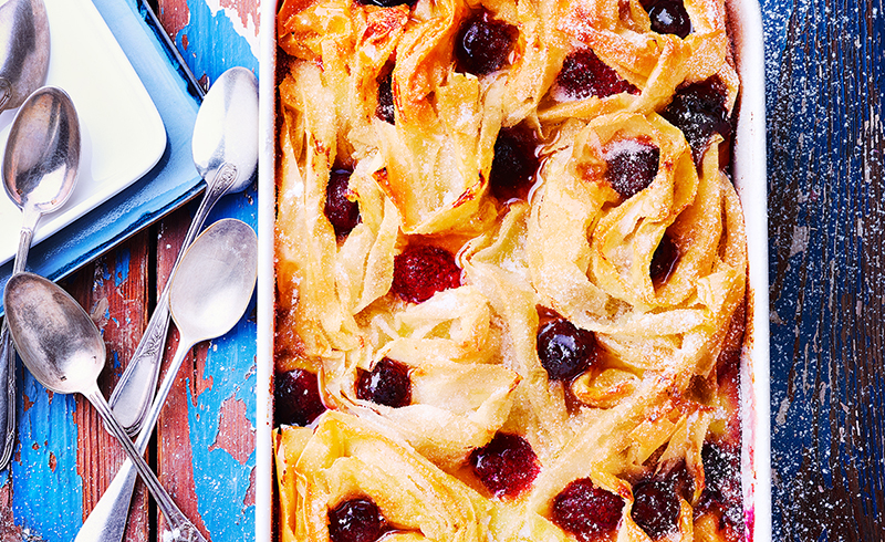 Crousti-fondant aux fruits rouges | A Vos Assiettes