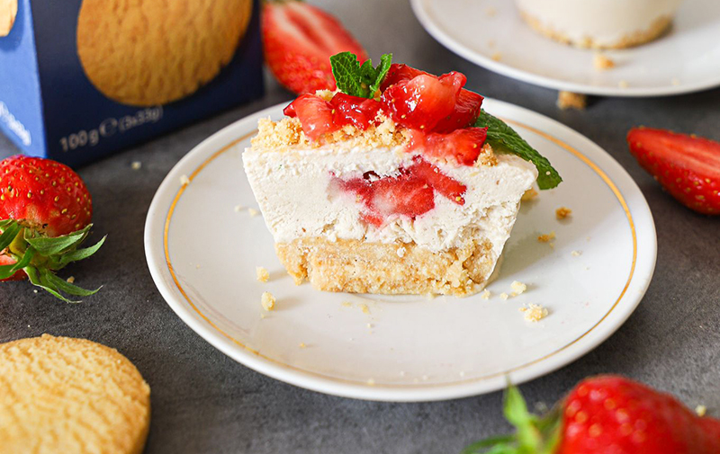Cheesecake cru, sablé et fruits | A Vos Assiettes