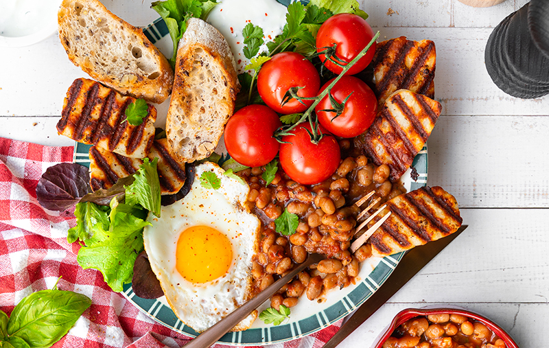 Brunch veggie aux cocos blancs à la tomate | A Vos Assiettes
