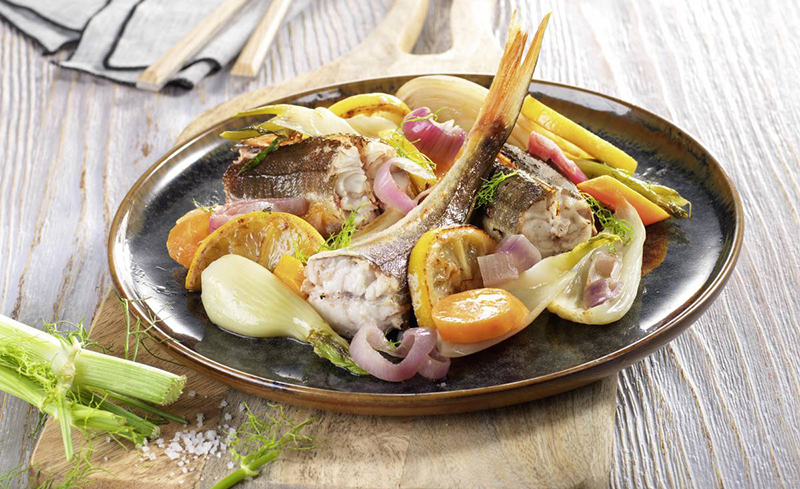 Grondin rouge en cocotte