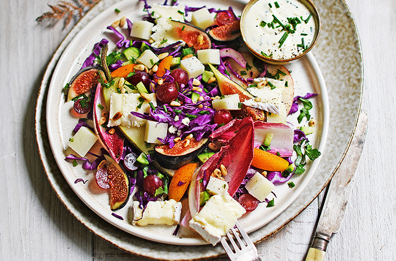 Salade aux couleurs de l’été indien