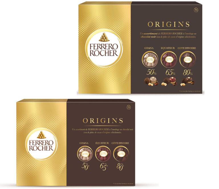 FERRERO ROCHER ORIGINS : l’assortiment au chocolat noir pour les fêtes ...