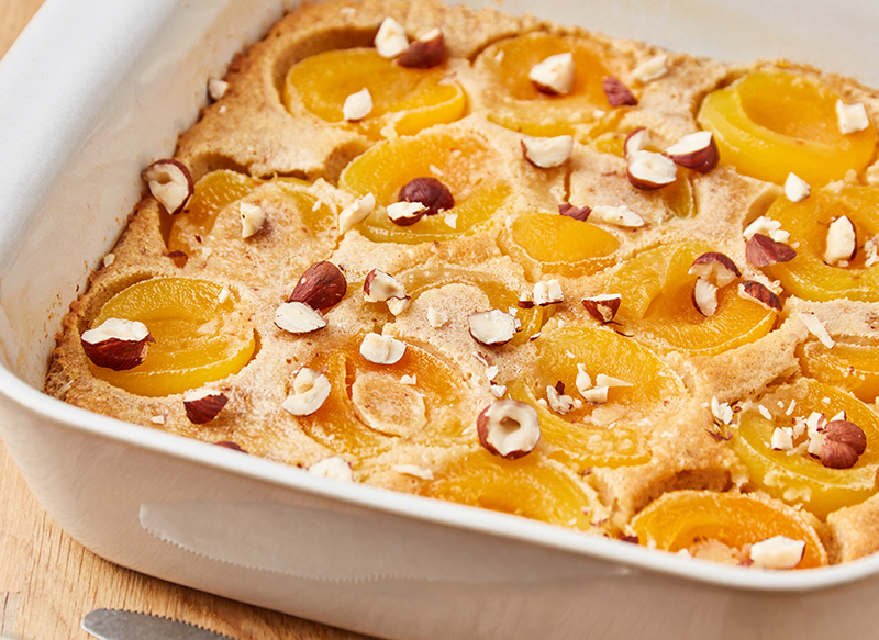 Clafoutis aux abricots et noisettes | A Vos Assiettes