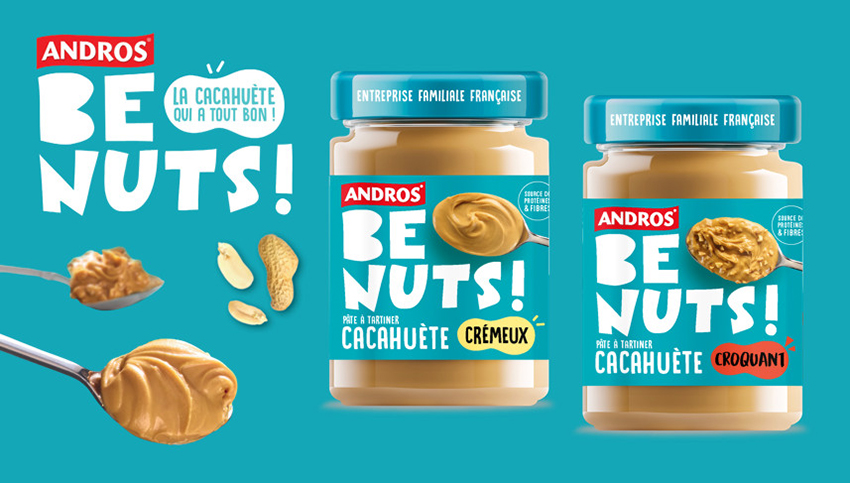 Andros® Be Nuts ! La pâte à tartiner cacahuète qui a tout bon ! | A Vos ...