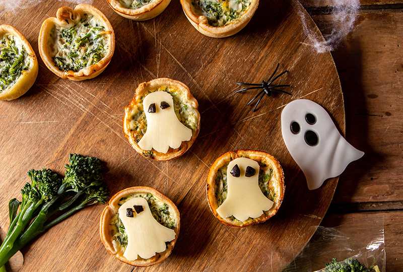 Mini-quiches aux brocolis Bimi® | A Vos Assiettes