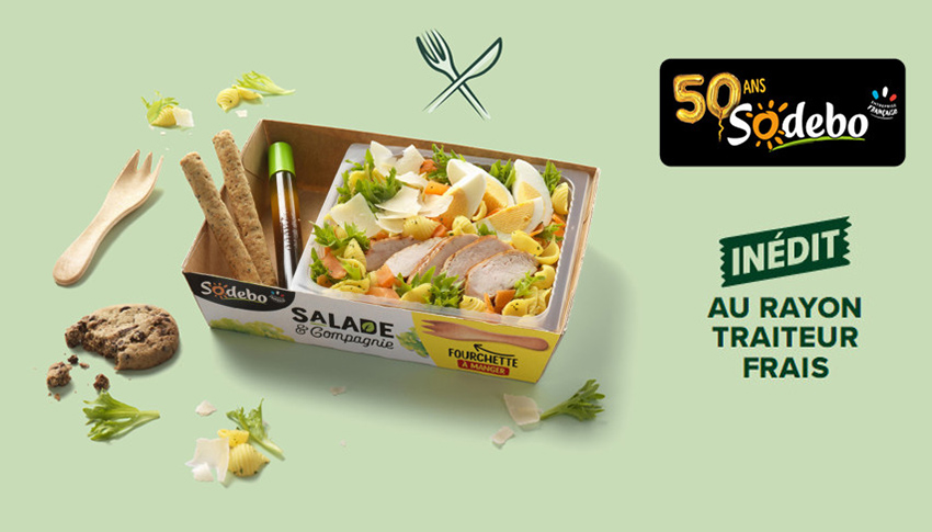 Sodebo dévoile la 1ère fourchette comestible ! | A Vos Assiettes