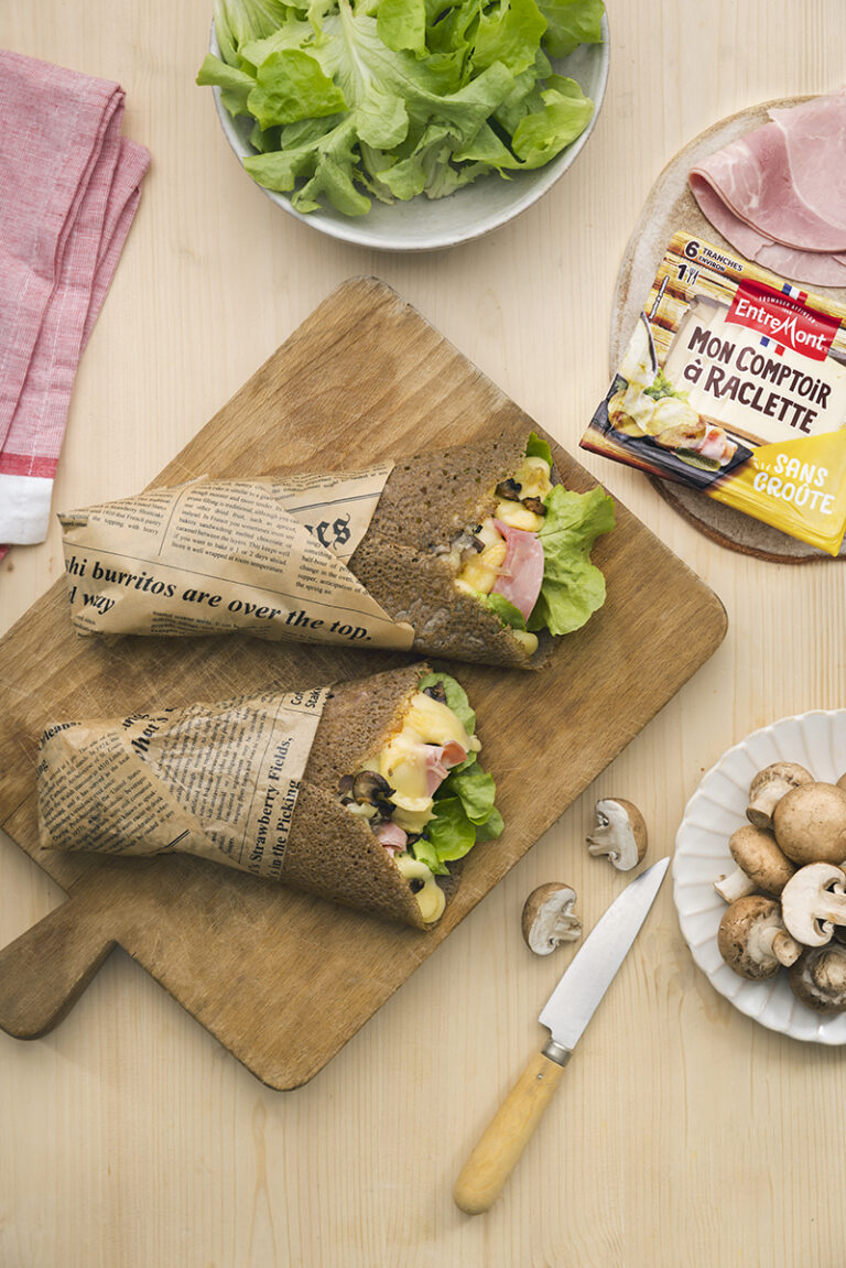 Crêpes cornet à la Raclette Entremont | A Vos Assiettes