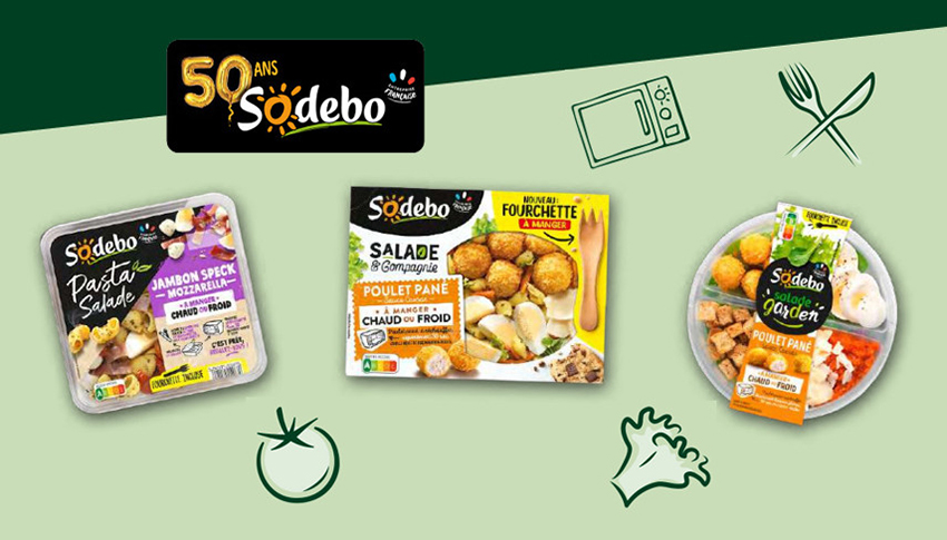 Sodebo dévoile 3 nouvelles salades à déguster chaudes ou froides | A ...