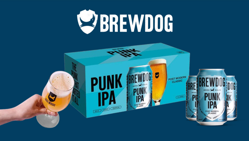 Le pack de 8 BREWDOG PUNK IPA débarque avec force | A Vos Assiettes