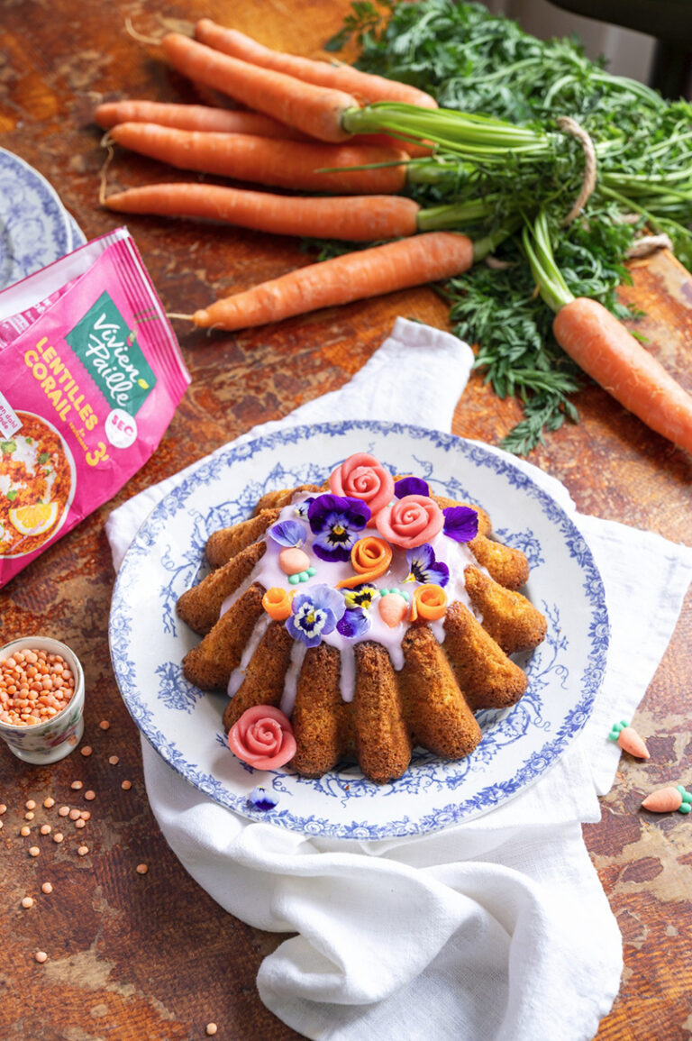Carrot Cake sans gluten et protéiné, aux lentilles corail | A Vos Assiettes