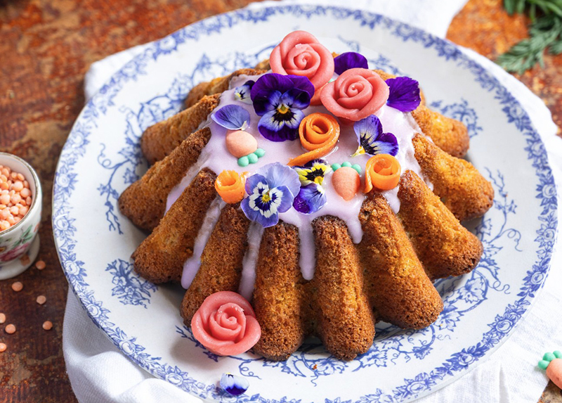 Carrot Cake sans gluten et protéiné, aux lentilles corail | A Vos Assiettes