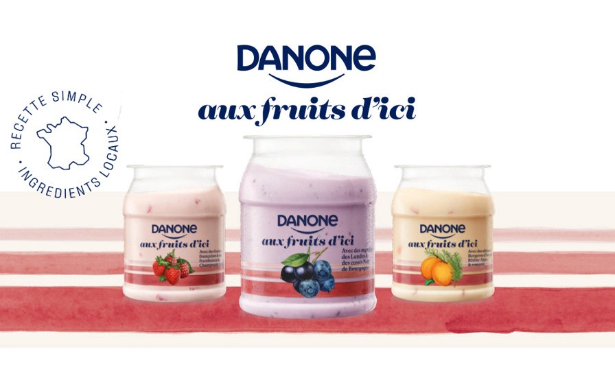 Nouveau yaourt Danone “aux Fruits d'Ici” | A Vos Assiettes