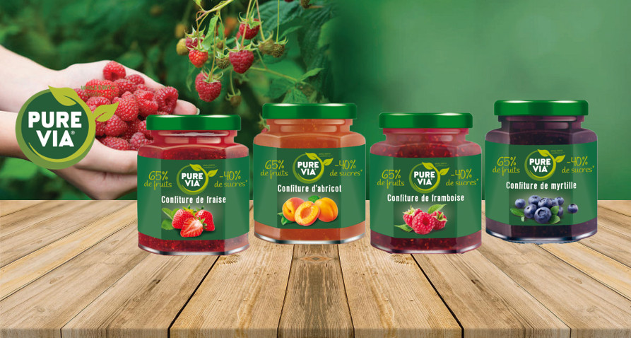 Pure Via® lance les confitures de tous les plaisirs ! | A Vos Assiettes