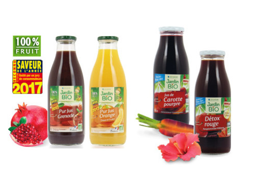 Nouveaux purs jus Jardin BiO : ça sent bon l'été ! | A Vos Assiettes