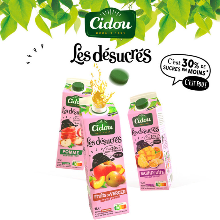 Cidou lance sa gamme “Les désucrés” Que du fruit et rien d’autre... | A ...