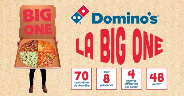 Pour ses 30 ans, Domino’s® Pizza lance la “BIG ONE”