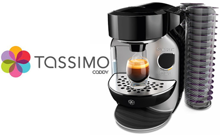 Tout le choix à portée de main ! Avec la nouvelle machine Tassimo Caddy ...